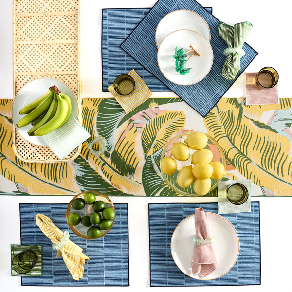 Martinique® Linen Table Runner - Seadrift - CW Stockwell